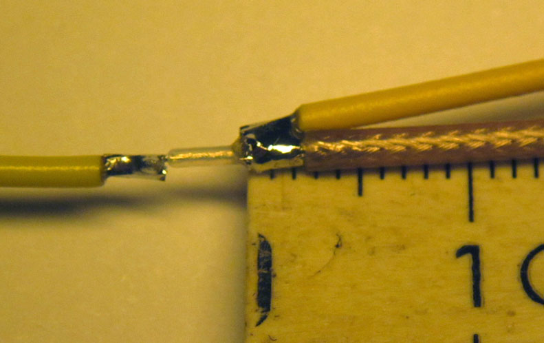 UHF RC system version 3, MCX wire antenna detailed